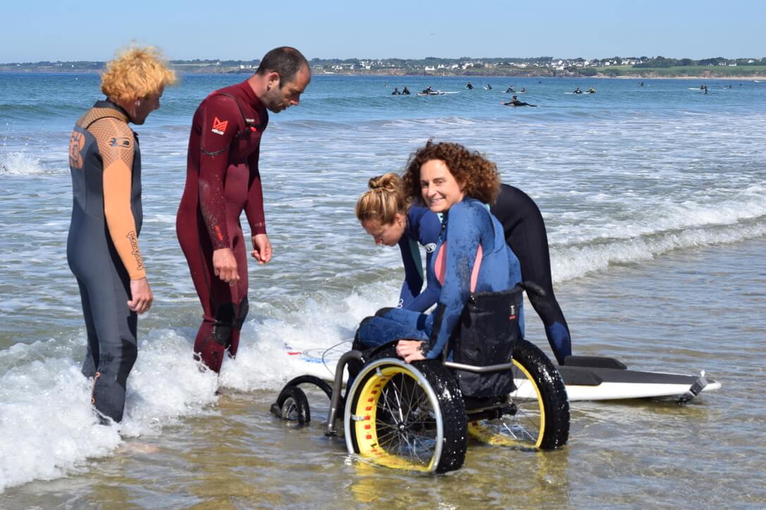What access equipment to the spot using a wheelchair - French Adaptive ...